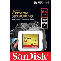 Sandisk Extreme Compact Flash Karte CF Card 32GB 64GB 128GB Speicherkarte (64 GB)