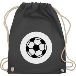 Shirtracer Turnbeutel Glücksbär Fußball Motiv Fuballer Geschenk Soccer