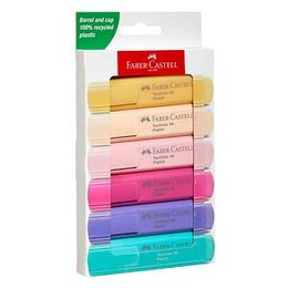 Faber-Castell TL 46 Pastell Textmarker farbsortiert, 6 St.