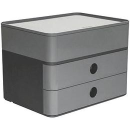 HAN Schubladenbox Smart Box plus ALLISON granite grey 1100-19, DIN A5 mit 3 Schubladen