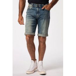 JP1880 Jeansbermudas Jeans-Bermuda FLEXNAMIC® Denim Bauchfit 5-Pocket