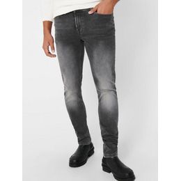 Only & Sons ONLY & SONS Slim-fit-Jeans Slim Fit Jeans Basic Hose Denim Pants ONSLOOM Stoned Washed (1-tlg) 3970 in Grau