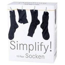 Mey & Edlich Mey & Edlich Herren Simplify-Socke im 10er-Pack blau 39-41 - 39-41