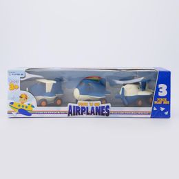 TK Maxx 3er-Pack blaue Push-and-Go-Flugzeuge