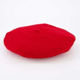 TK Maxx Rote Baskenmütze aus Wolle