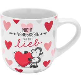 Sheepworld Tasse groß, Motiv "Hab dich lieb"