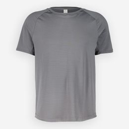 TK Maxx Graues Sport-T-Shirt mit Streifenmuster