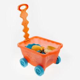 TK Maxx Orangefarbener Wagen mit Sandspielzeug