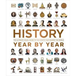 History Year by Year - DK, Gebunden