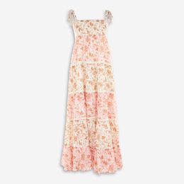 TK Maxx Rosa-weißes Strandkleid mit Blumenmuster