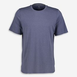 TK Maxx Blaues Sport-T-Shirt mit Melange-Muster