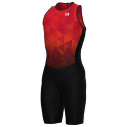 Alé Alé - Triathlon Kite Sleeveless Tri Unitard - Radeinteiler Gr S schwarz/rot