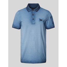 PME-Legend Poloshirt mit Label-Stitching