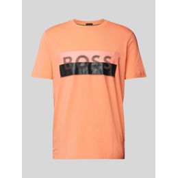 BOSS Green T-Shirt mit Label-Print