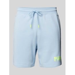 Hugo Regular Fit Sweatshorts mit Label-Print Modell 'Dapalmi'