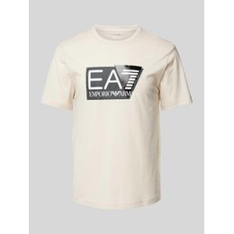 EA7 Emporio Armani T-Shirt mit Label-Print