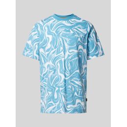 BOSS Orange T-Shirt mit Allover-Print Modell 'Ocean'