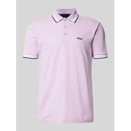 BOSS Green Regular Fit Poloshirt mit Label-Stitching Modell 'PADDY'