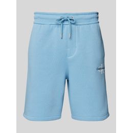 Calvin Klein Jeans Sweatshorts mit Label-Print