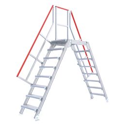 Hymer Ortsfester &Uuml;berstieg - Treppenneigung: 60&deg; / Stufenbreite: 1.000 mm - 5 Stufen