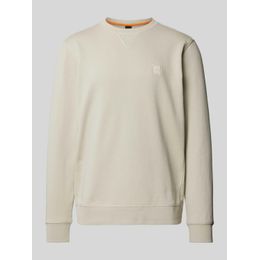 BOSS Orange Sweatshirt mit Label-Patch Modell 'Westart'