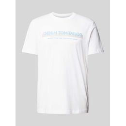 Tom Tailor Denim T-Shirt mit Label-Print
