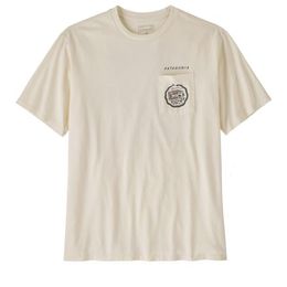 Patagonia - Commontrail Pocket Responsibili-Tee - T-Shirt Gr L beige