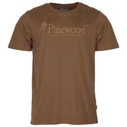 Pinewood - Outdoor Life T-Shirt - T-Shirt Gr L braun