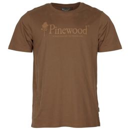 Pinewood - Outdoor Life T-Shirt - T-Shirt Gr S braun