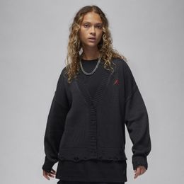 Jordan Cardigan im Used-Look für Damen - Schwarz