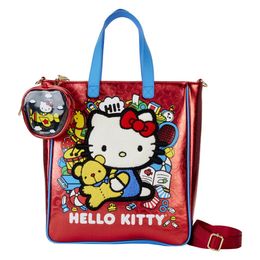 Hello Kitty Loungefly - Tote Bag with Coin Bag (50th Anniversary) Handtasche multicolor