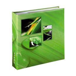 Hama Fotoalbum Memo-Album, für 200 Fotos im Format 10x15 cm, Grün Fotoalbum "Singo", grün