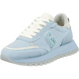 Gant Sneaker, Markenpatch, Schnürung, für Damen, blau, 36