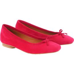 Apple of Eden Ballerinas "Ziv", Leder, Schleife, für Damen, rot, 39