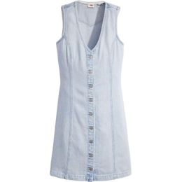 Levi's Levi's® Jeanskleid, Baumwolle, Knopfleiste, für Damen, blau, M