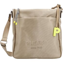 Picard Umhängetasche, Reißverschluss, Anhänger, für Damen, beige