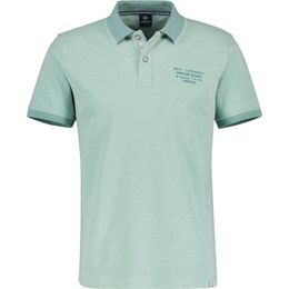 Lerros Poloshirt, Piquéqualität, Stickerei, für Herren, grün, XL