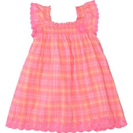 JETTE Sommerkleid, Bordüre, kariert, für Kinder, pink, 92/98