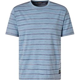 Pioneer® T-Shirt, Streifen, für Herren, blau, XXL