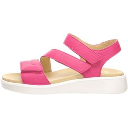 Ara® Sandalen "Madeira", Klettverschluss, Leder, für Damen, pink, 42
