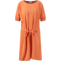 Fynch-Hatton® Shirtkleid, Halbarm, Bindegürtel, für Damen, orange, 40