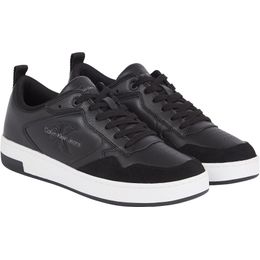 Calvin Klein Sneaker, Leder, Logo, für Herren, schwarz, 45