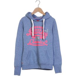 Superdry Damen Kapuzenpullover, hellblau