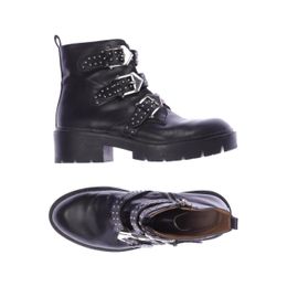 Pull&Bear Pull & Bear Damen Stiefelette, schwarz