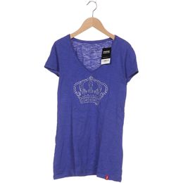 EDC by Esprit Damen T-Shirt, blau, Gr. 42