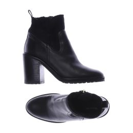 Massimo Dutti Damen Stiefelette, schwarz, Gr. 36