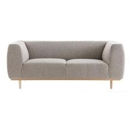 Miliboo Design-Sofa aus Bouclé-Stoff taupe 2/3-Sitzer MORRIS