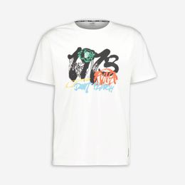 TK Maxx Weißes Showcase T-Shirt mit mehrfarbigem Logodruck