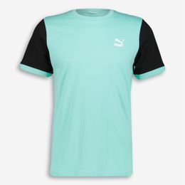 TK Maxx Mintfarbenes Sport-T-Shirt mit schwarzen Ärmeln