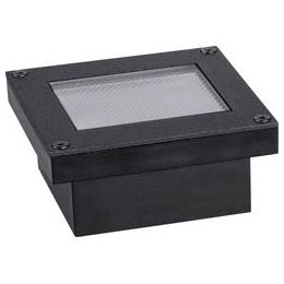 Paulmann LED Solar-Bodeneinbauleuchte Domenic schwarz 8 x 8 cm